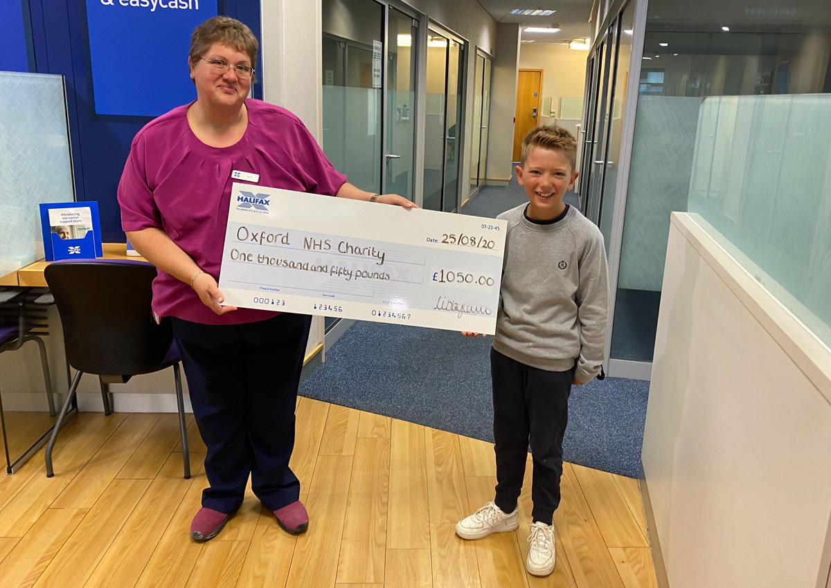 Halifax boost Freddie’s NHS donation by £500 - Banbury FM