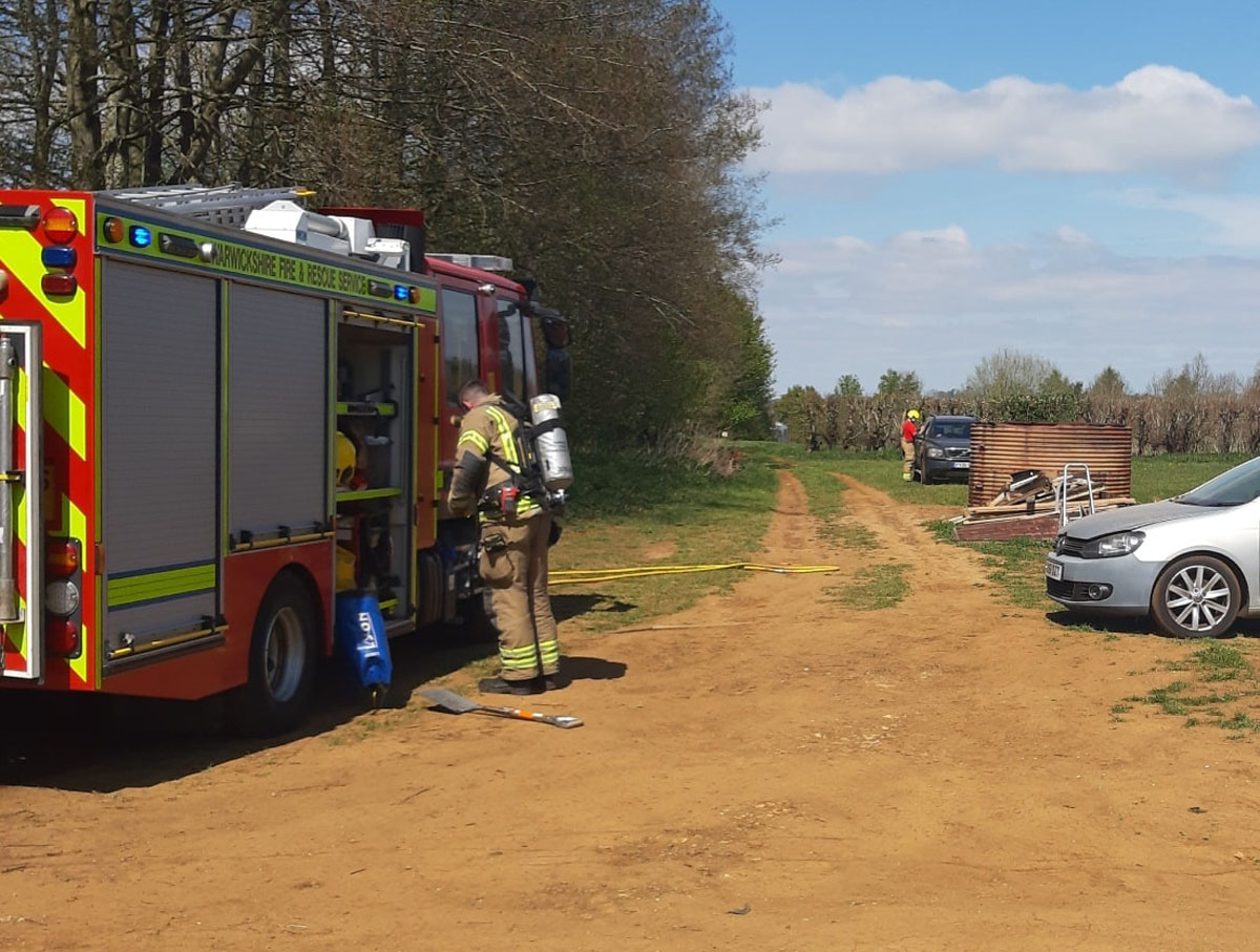 Unattended fire in Warmington - Banbury FM
