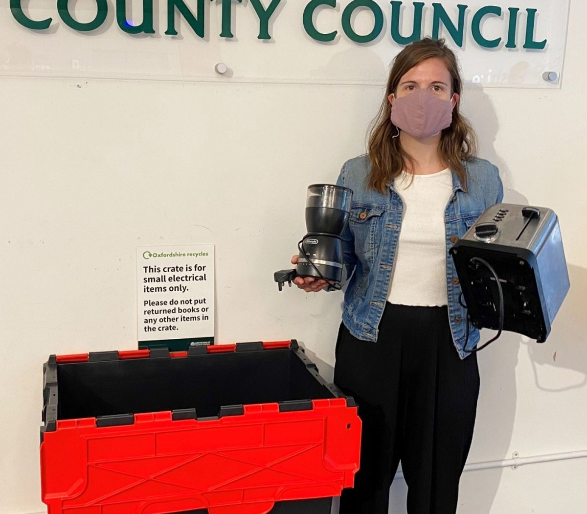 Recycle small electrical items for charity at the library - Banbury FM