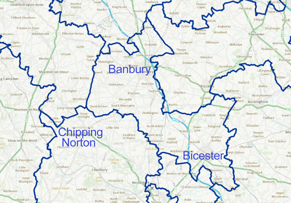 Banbury and Chipping Norton together, but Bicester goes it alone in ...