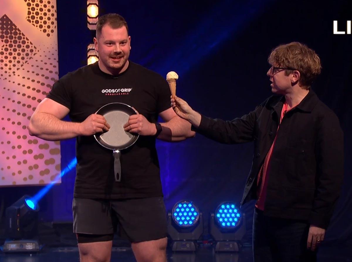 Adderbury strongman appears on live Channel 4 show - Banbury FM